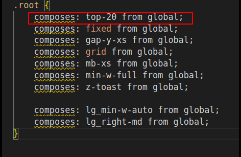 How to show Toast message at Top In Venia